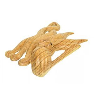 Contrast | Art | 8 Inch Wood Octopus Hand Carved Nautical Sculpture Sea ...